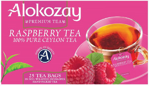 Alokozay Raspberry Pure Ceylon Tea 25 Tea Bag, Green Tea Bags Box Price ...