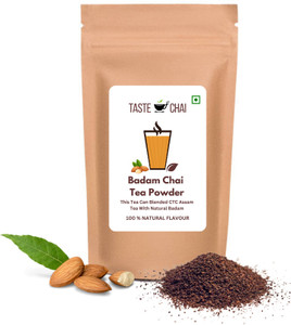 taste of chai Badam Tea Powder Natural Blend Almond Tea Powder 100 Gm ...