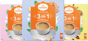 Namaste Chai Kadak Adrak Masala Chai Premix Triple Combo Ginger Instant ...