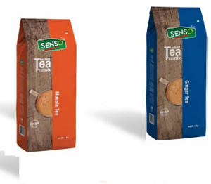 Senso Ginger Tea 1 kg & Masala Chai 1 kg Combo Masala Tea Pouch Price ...