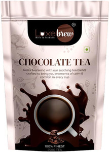 LuxeBrew Chocolate Tea Rich & Aromatic Tea Natural, Healthy Extra ...