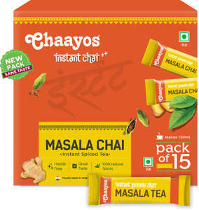 Chaayos Instant Tea Premix - Regular Sugar - Masala Flavour Masala Tea ...