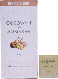 Goodwyn Kadak Masala Chai Classic Assam Loose Leaf Tin Masala Tea Bags ...