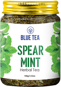 BLUE TEA Spearmint Leaves-Tea, Supports Hormone, Pcos Relief & Weight ...