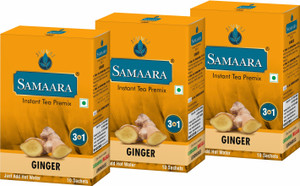 Jivvij Samaara Instant Tea Premix | Ginger Ready Mix Tea | 30 Sachets ...
