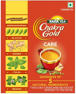 Tata Tea Chakra Gold Dust Tea with Goodness of Five Natural Ingredients ...