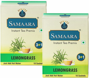 Jivvij Samaara Instant Tea Premix | Lemon Grass Ready Mix Tea | 20 ...
