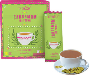 INDICUP Tea Premix True Indian Taste Elaichi Cardamom Instant Tea Box ...