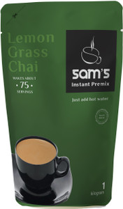 Sam's Sams Instant Chai Premix Lemongrass 1kg Regular Sugar Lemongrass ...