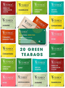 Teabox 100% Natural Immunity Boosting Green Tea | Variety Sampler Box ...