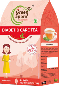 Green Spore Diabetic care Tea Blood Sugar Control Green Tea Turmeric ...