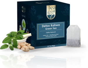 TLC Tea Leaf & Co. Detox Kahwa Green Tea 100% Farm Fresh & Natural ...