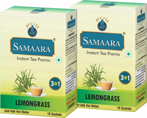 Jivvij Samaara Instant Tea Premix | Lemon Grass Ready Mix Tea | 20 ...