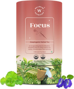 Wellbeing Nutrition Focus Tea | Brain & Memory Booster Herbal Tea with ...