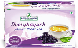 Deerghayush Jamun Seeds Tea Bags Herbal Infusion Tea Bags Box Price in ...