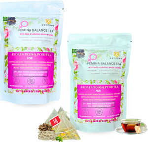 Bripure Femina Balance Tea|45 Pcos&Pcod for Imbalanced Hormones|30 Tea ...