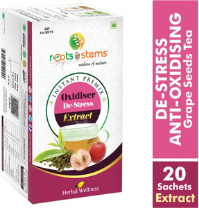 Roots & Stems Grape Seeds Extracts Instant Tea Premix with Probiotic ...