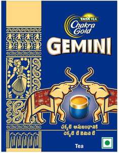 Tata Tea Chakra Gold Gemini Black Tea, Strong Assam Tea, Rich Aroma ...