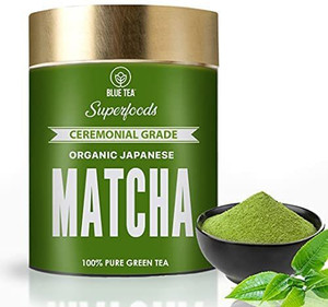 BLUE TEA Authentic Japanese Matcha Green Tea Powder - 50 GM (100 ...