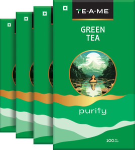 TE-A-ME Green Tea, 400 Tea Bags | Green Tea | Green Tea 100 Bags | Pure ...