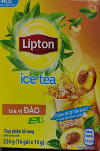 Lipton Ice Tea Peach Flavoured (16 PkX 14g) Tea Bags Box Price in India ...