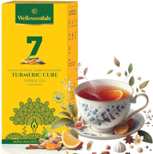 Wellessentials Turmeric Cure Herbal Tea Box Price in India - Buy ...