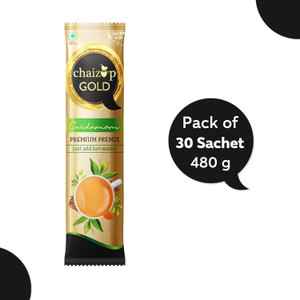 chaizup Gold 1 Min Instant Cardamom Premix Tea - 30 Sachets Instant Tea ...