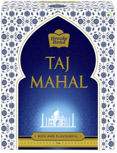 Taj Mahal Tea with Long Leaves Powder Tea Tetrapack Price in India ...