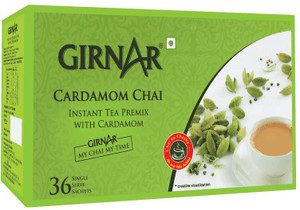 Girnar Instant Cardamom( Elaichi) Chai 36 Sachets Box Cardamom Instant ...