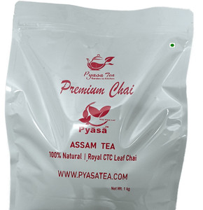 Pyasa Premium Chai -100 % Natural-CTC Leaf Chai- tea 1kg Tea Blend ...