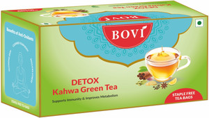 BOVI KAHWA GREEN TEA DETOX 25TB Green Tea Bags Box Price in India - Buy ...