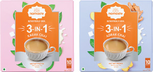 Namaste Chai Adrak Chai Premix And Kadak Premix Combo Ginger Instant ...