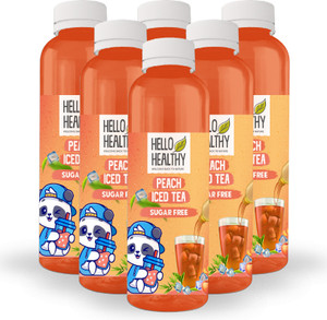 Hello Healthy Sugar Free Peach Iced Tea Plastic Bottle Price in India ...