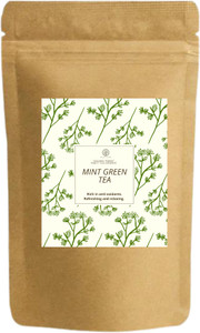 organic forest Green Mint Tea - 100gms Loose Leaf Tea Calming ...