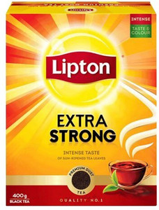 Lipton Extra Strong taste of sun ripened tea leaves premium Black tea ...