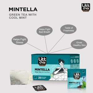 Litt Chai Mintella Green Tea - Pack of 1(25 Tea Bags) | Natural ...
