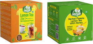 inesh Lemon Tea And Herbal Masala Lemon Tea with Honey ( Total 20 ...
