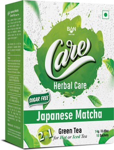 CARE Japanese Matcha Green Tea (Sugar Free) Herbs Matcha Tea Bags Box ...