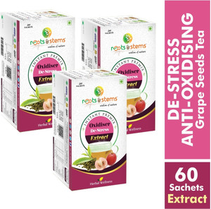 Roots & Stems Grape Seeds Extracts Instant Tea Premix with Probiotic ...