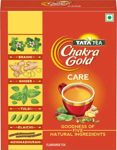 Tata Tea Chakra Gold Care with Five Natural Ingredients- Brahmi,Ginger ...