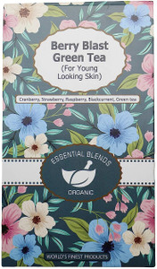 Essential blends organic Tasty Natural Berry Blast Green Tea(50gm) Make ...