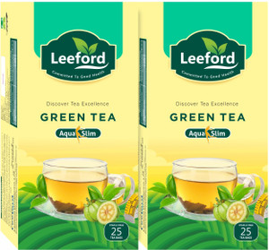 Leeford Green Tea Aqua Slim Flavour ( 2 Box of 25 Tea Bags ) Hibiscus ...