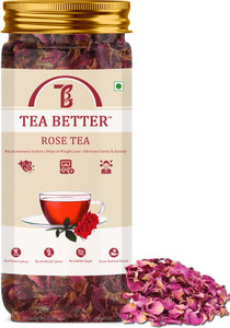 Tea Better Rose Flower Tea | Naturally Caffeine Free Herbal Tea | Rich ...