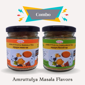 SwaDuniya Amruttulya Tea Combo of 2: Masala Flavor & CardamomFlavor Tea ...