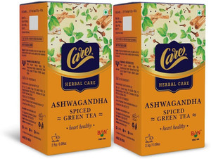 CARE ASHWAGANDHA SPICED GREEN TEA - 50 TEA BAGS_4 Black Pepper ...