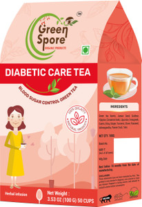 Greenspore Diabetic care Tea Blood Sugar Control Green Tea Turmeric ...