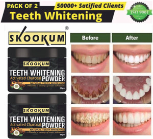 SKOOKUM Instant Teeth Whitening, Stain Removal, Gutka/Pan masala Stain ...