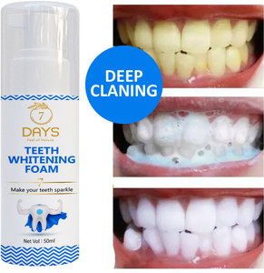 7 Days Teeth whiteing foam Whitening toothpaste Teeth Whitening Kit ...