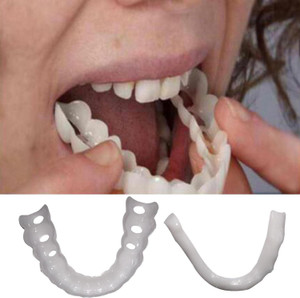 DHOR Fake Teeth , Dentures for Men and Women Teeth Whitening Kit.(pake ...