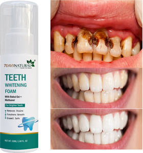 7 Days foam Make your Sparkle Teeth Whitening liquid Price in India ...